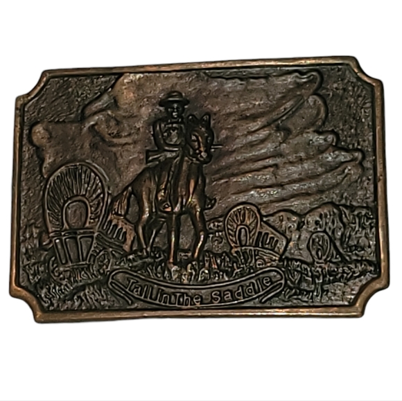 Unbranded | Accessories | Tall In The Saddle Wagon Train Vintage Cowboy ...
